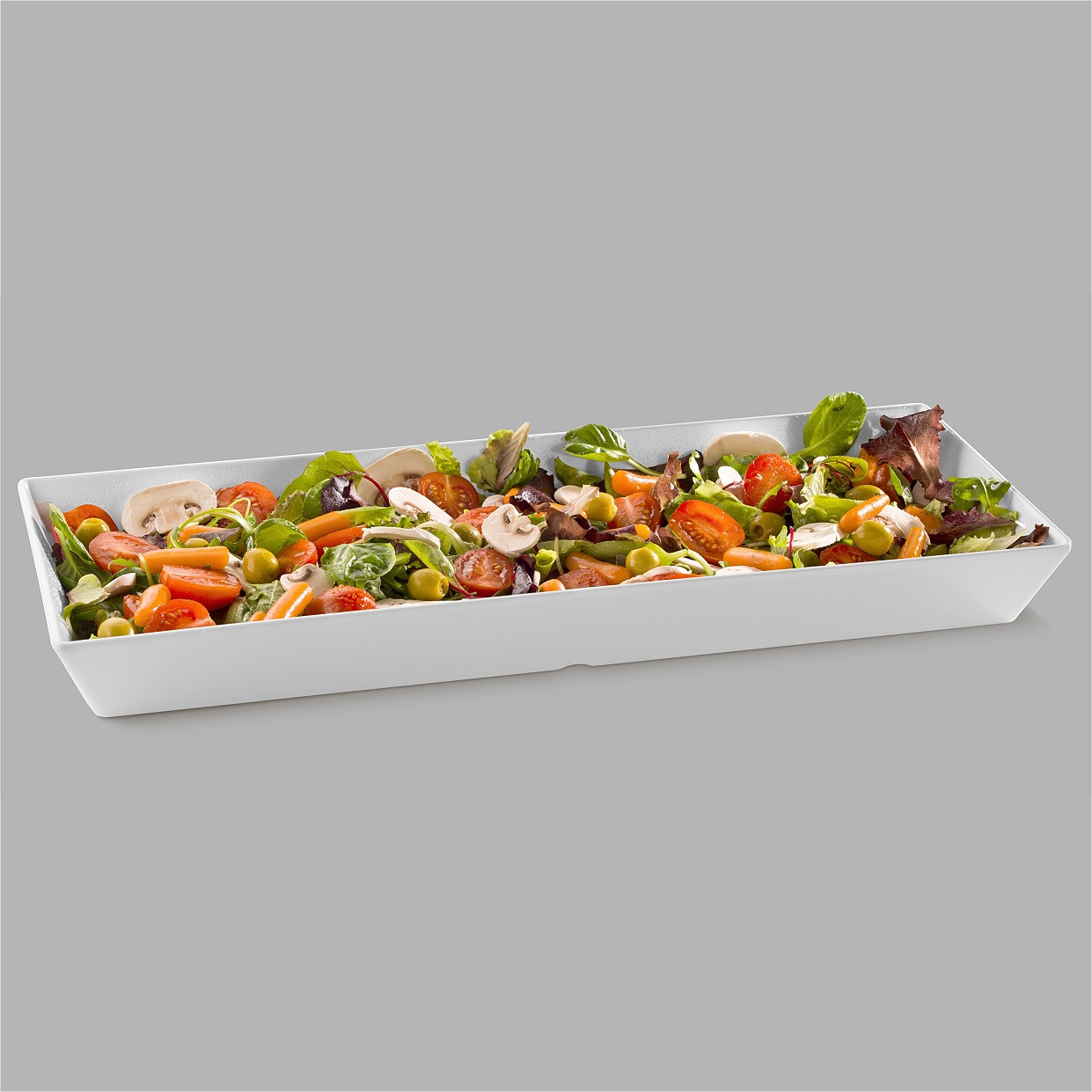 Vassoio buffet rettangolare in melamina Dimensioni mm l 500 x p 200 x ...